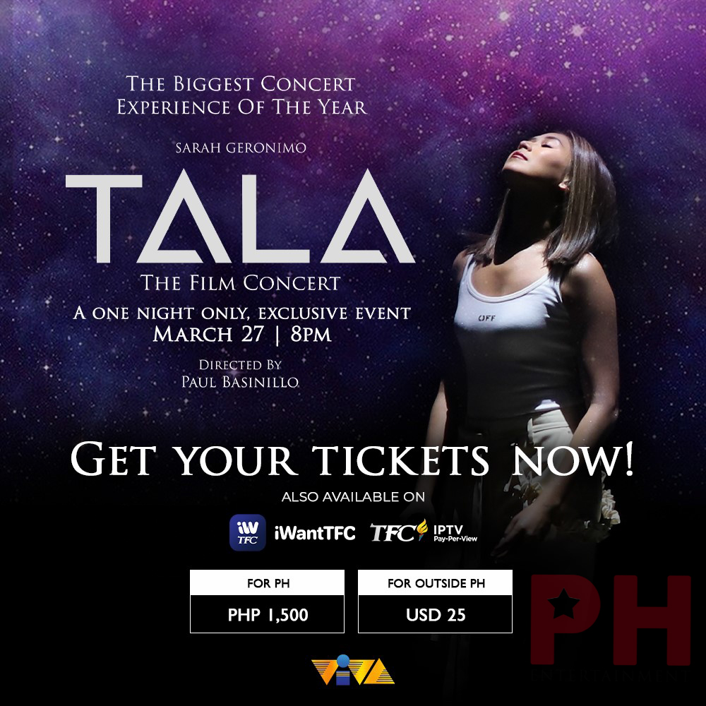 'Tala: The Film Concert' ni Sarah G, ekslusibong mapapanood sa KTX.PH ...