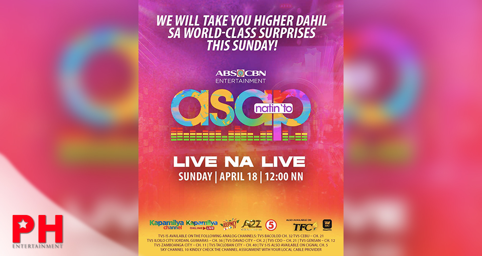 Live na live ang concert experience sa 'ASAP Natin 'To' ngayong Linggo ...