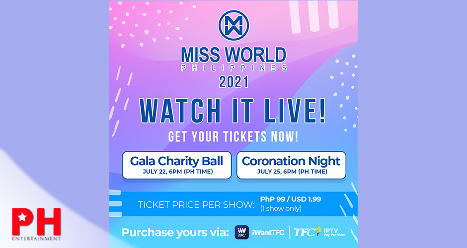 Miss World PH 2021 live na mapapanood sa iWantTFC, KTX.PH,TFC IPTV - PH ...