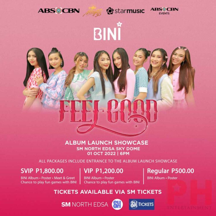 BINI, hatid ang 'Feel Good' na album launch showcase para sa Blooms ngayong October 1 - PH ...